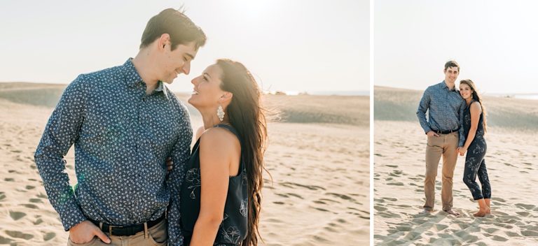 Jockey's Ridge Engagement Photos | Ryan & Meg | DeLine Photography