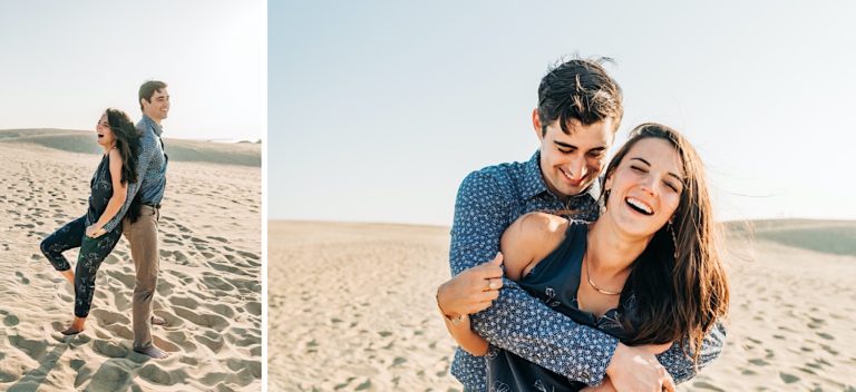 Jockey's Ridge Engagement Photos | Ryan & Meg | DeLine Photography