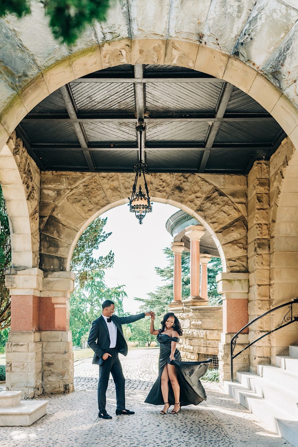 Maymont Engagement Portraits | Richmond VA | Bridget & Precious