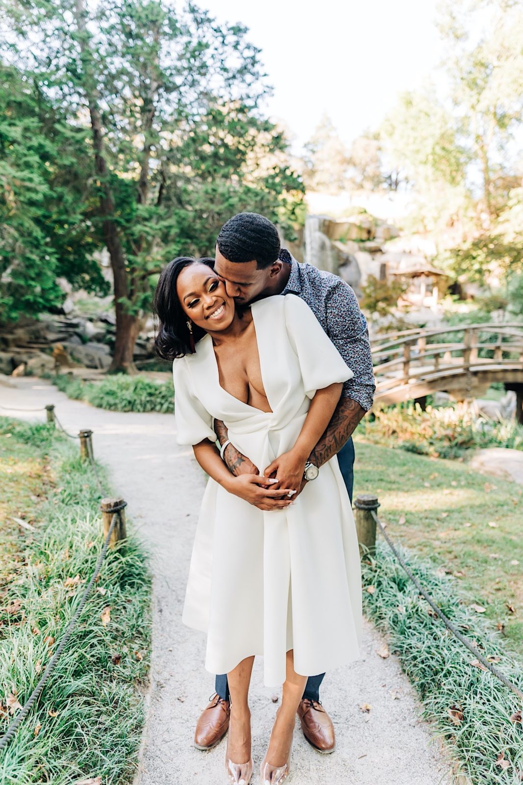 Maymont Engagement Portraits | Richmond VA | Bridget & Precious